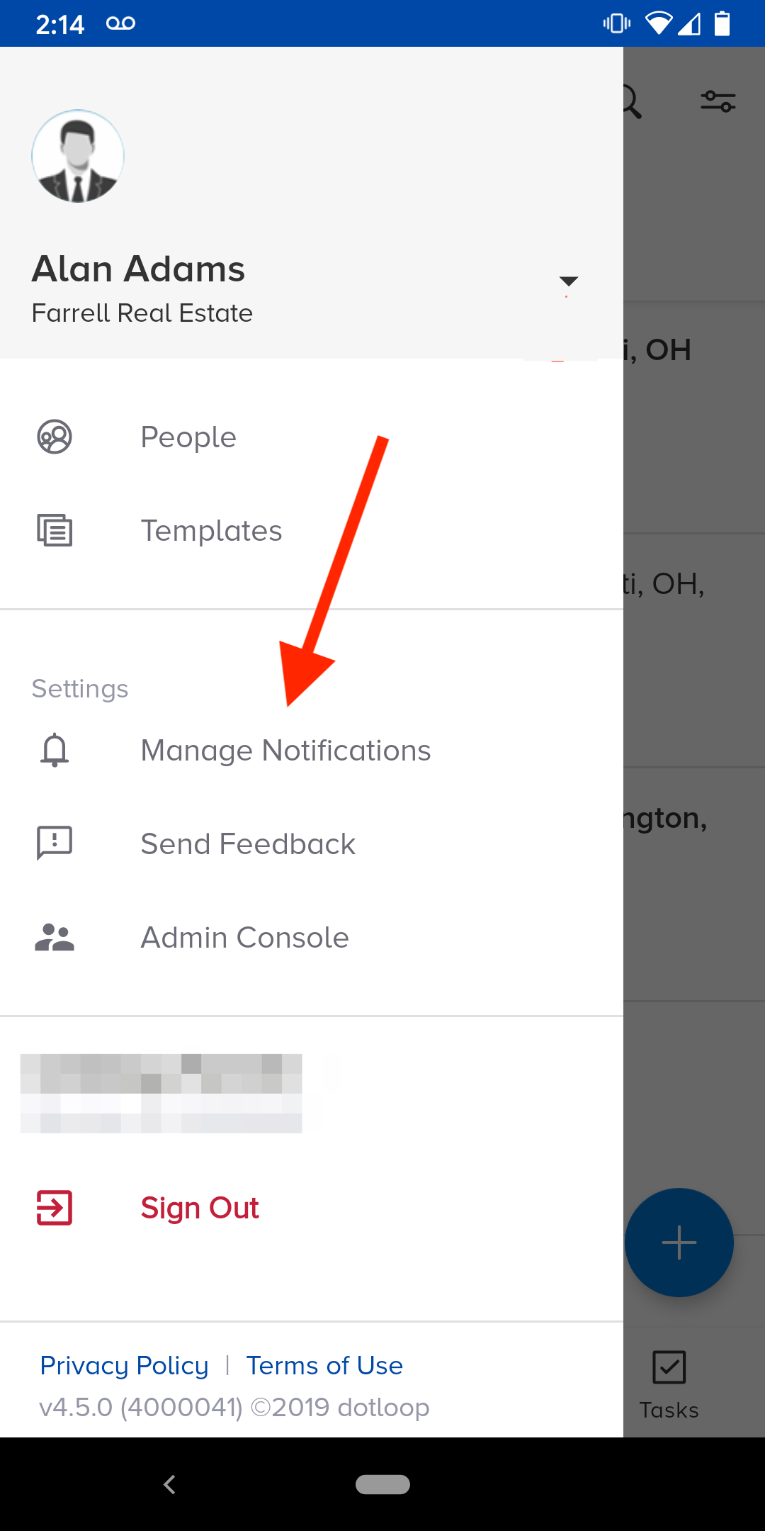 Android - Account Settings