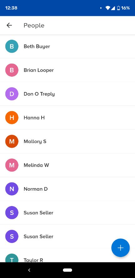 Android - Managing People And Contacts