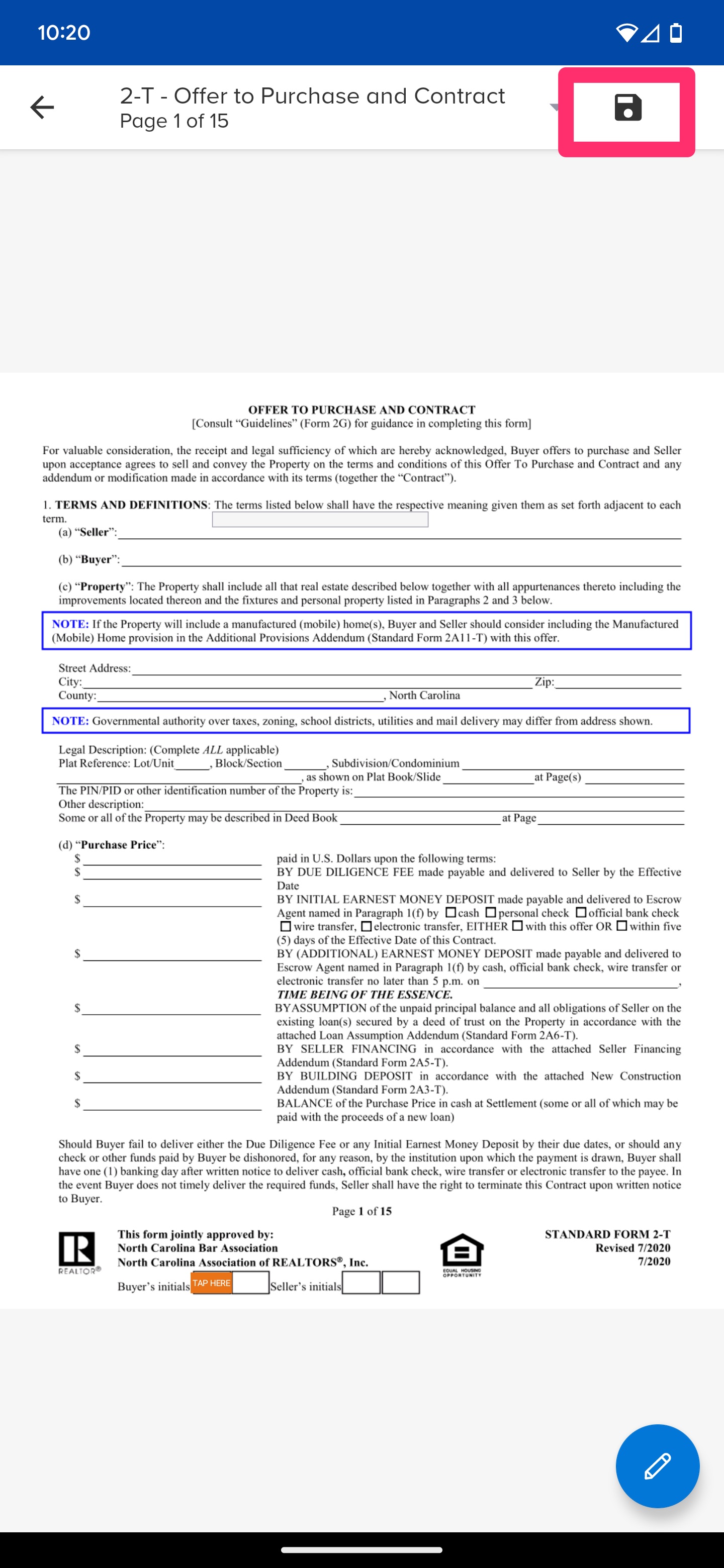 Android - Editing a PDF