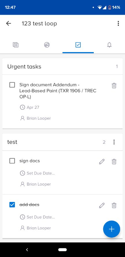 Android - Managing Tasks