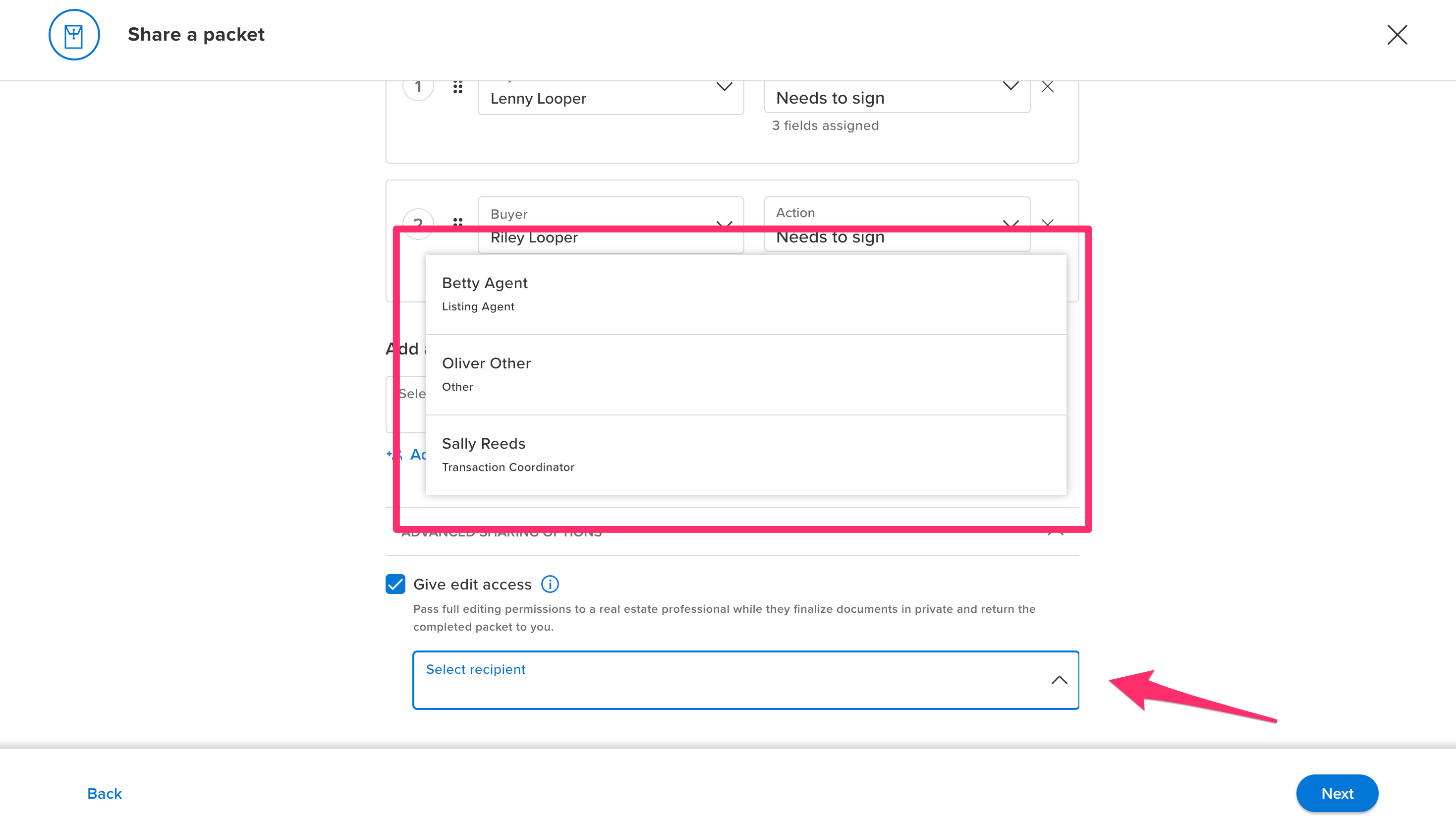 2.0 Give edit access
