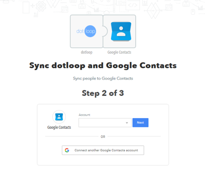 Google Contacts via API Nation