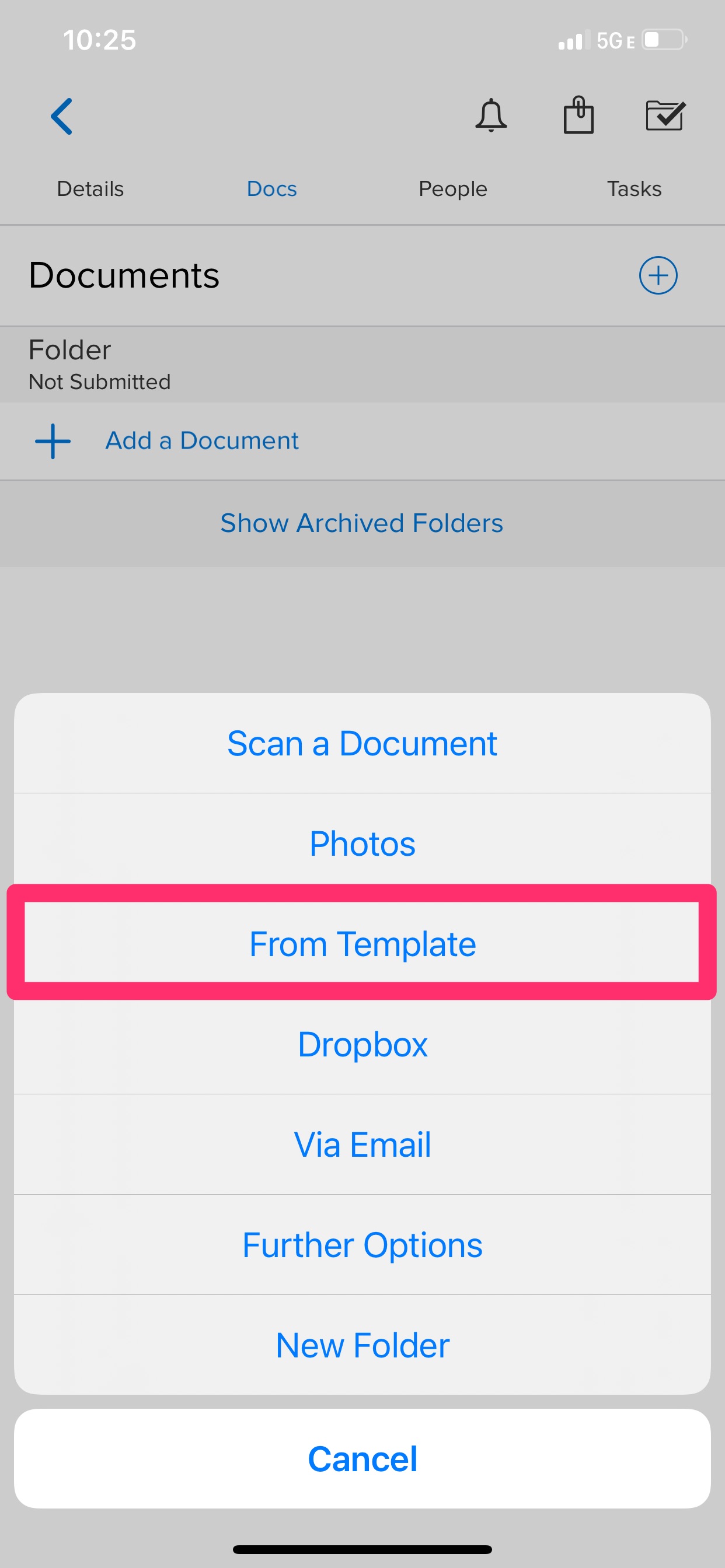 iOS - Adding Documents to a Loop