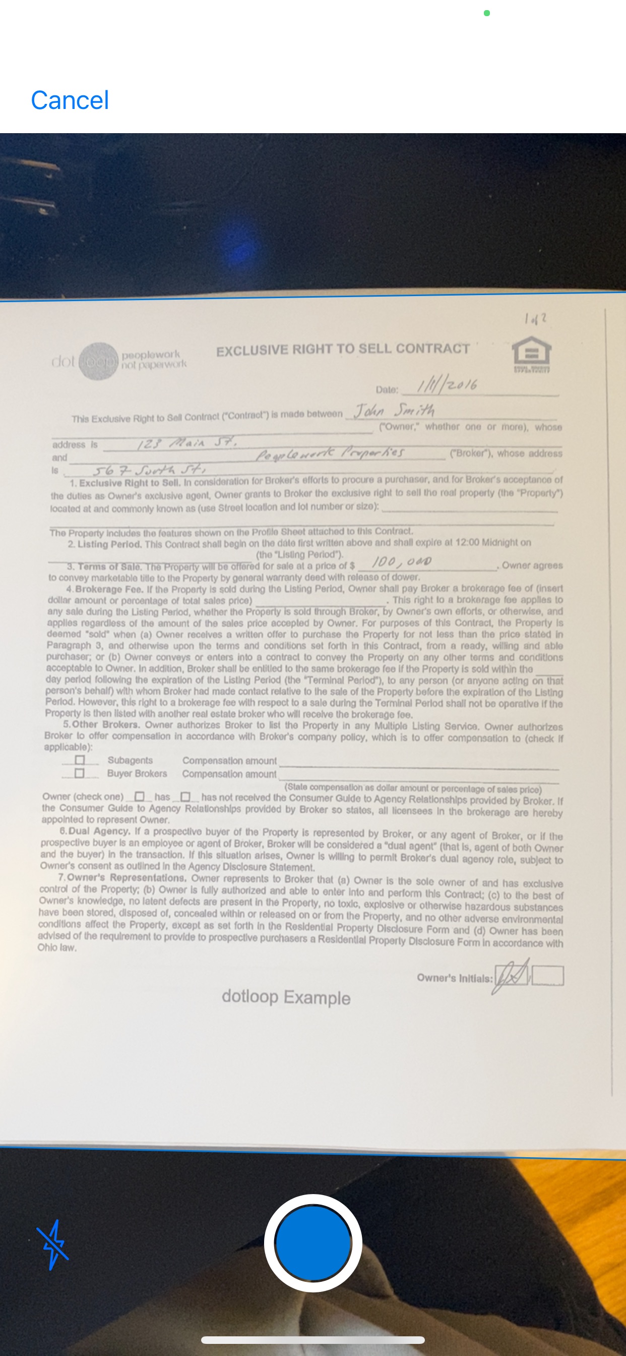 iOS - Adding Documents to a Loop