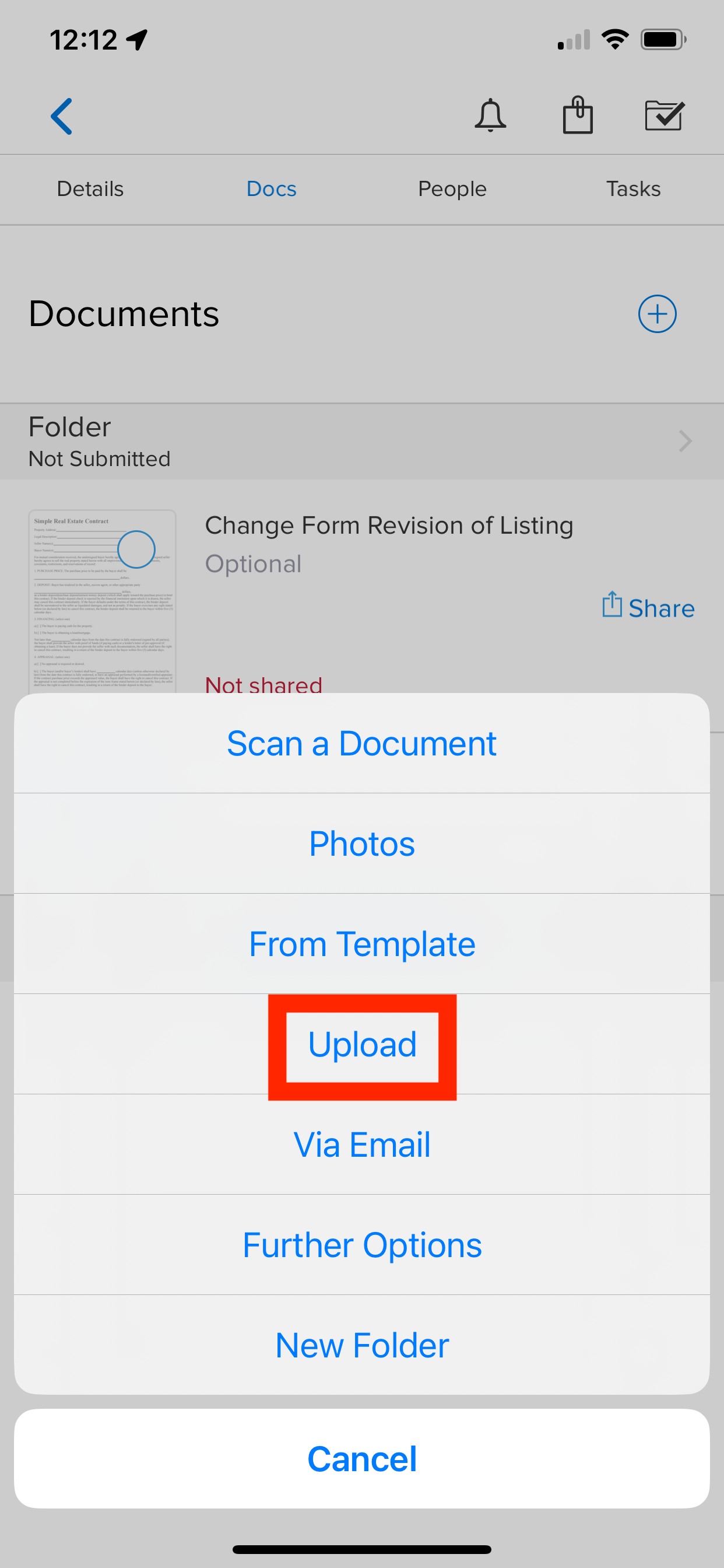 iOS - Adding Documents to a Loop