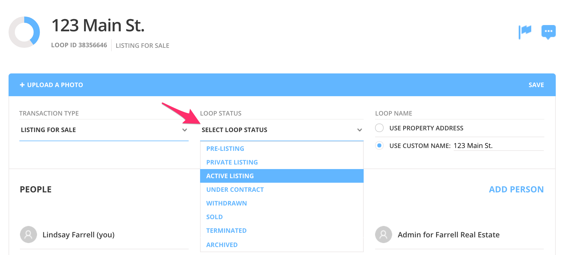 2.2: Make a Listing Active