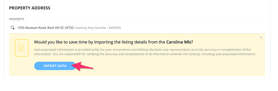 Linking to a MLS Listing as a Listing Agent