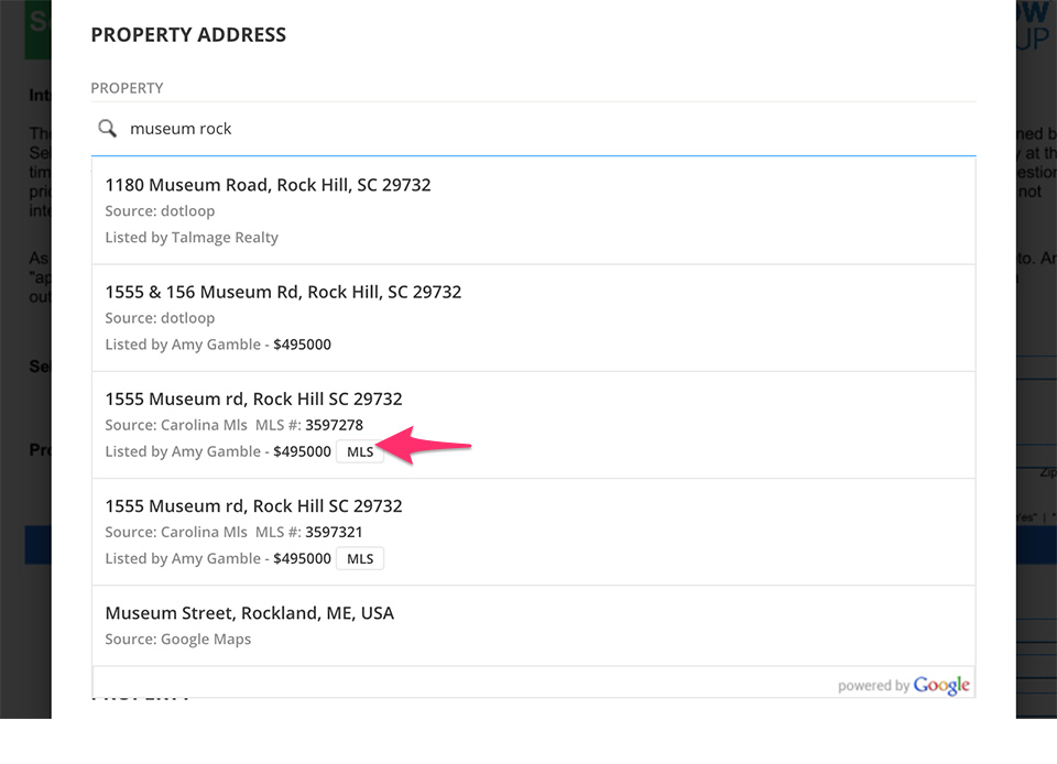 Linking to a MLS Listing as a Listing Agent