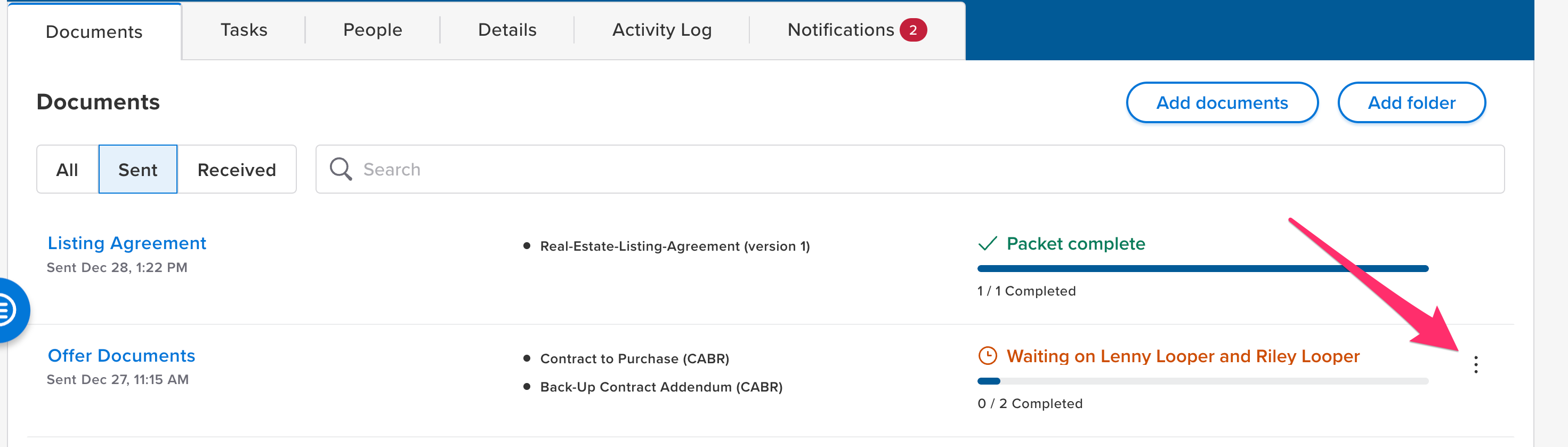 2.0 Withdraw a Packet