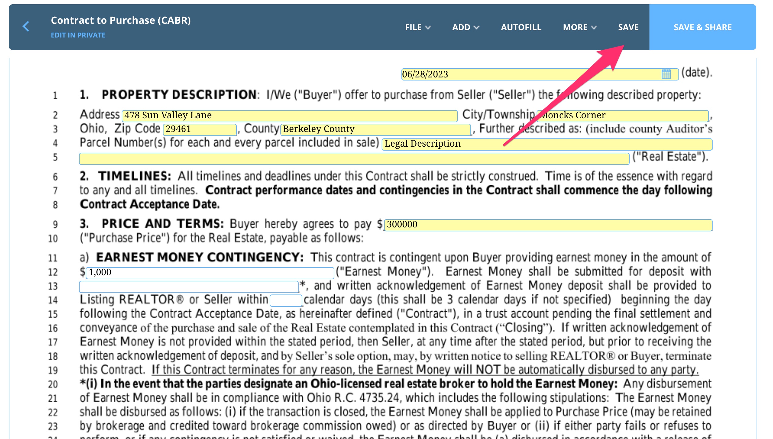 2.0 Autofilling interactive documents