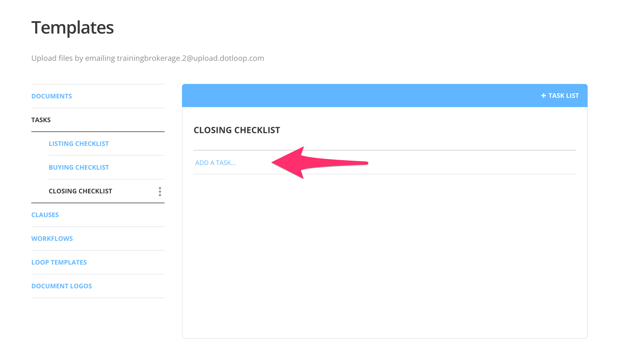 Create Task Templates