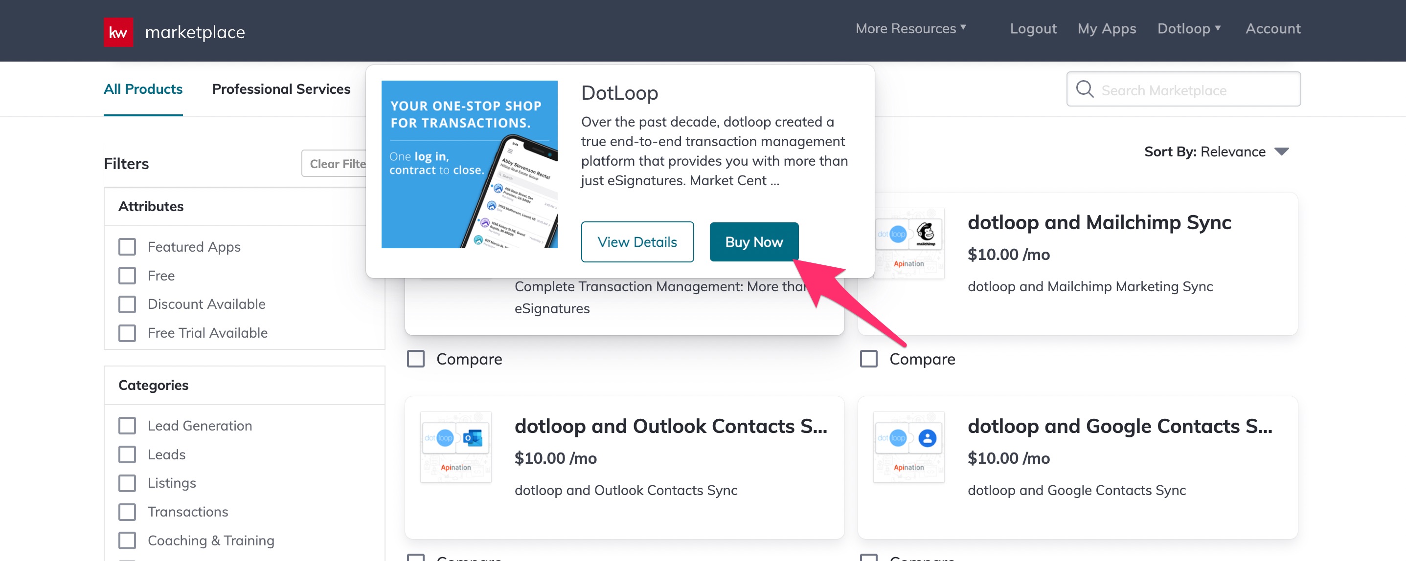 Activating and Connecting Command and dotloop