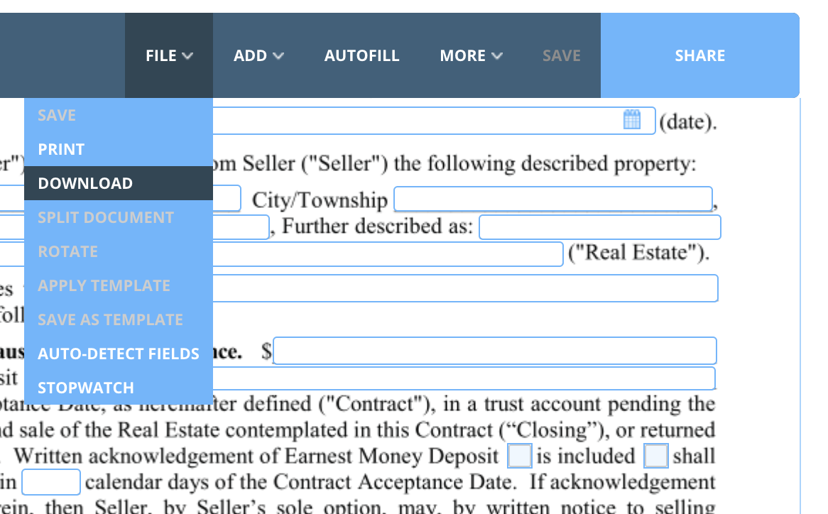 Easy Offer for Buying Agents