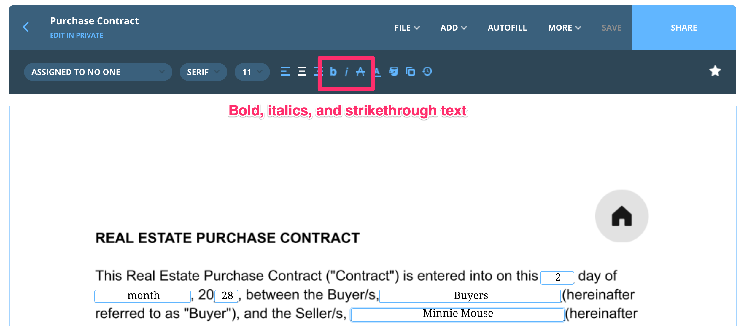 Working With Interactive Documents