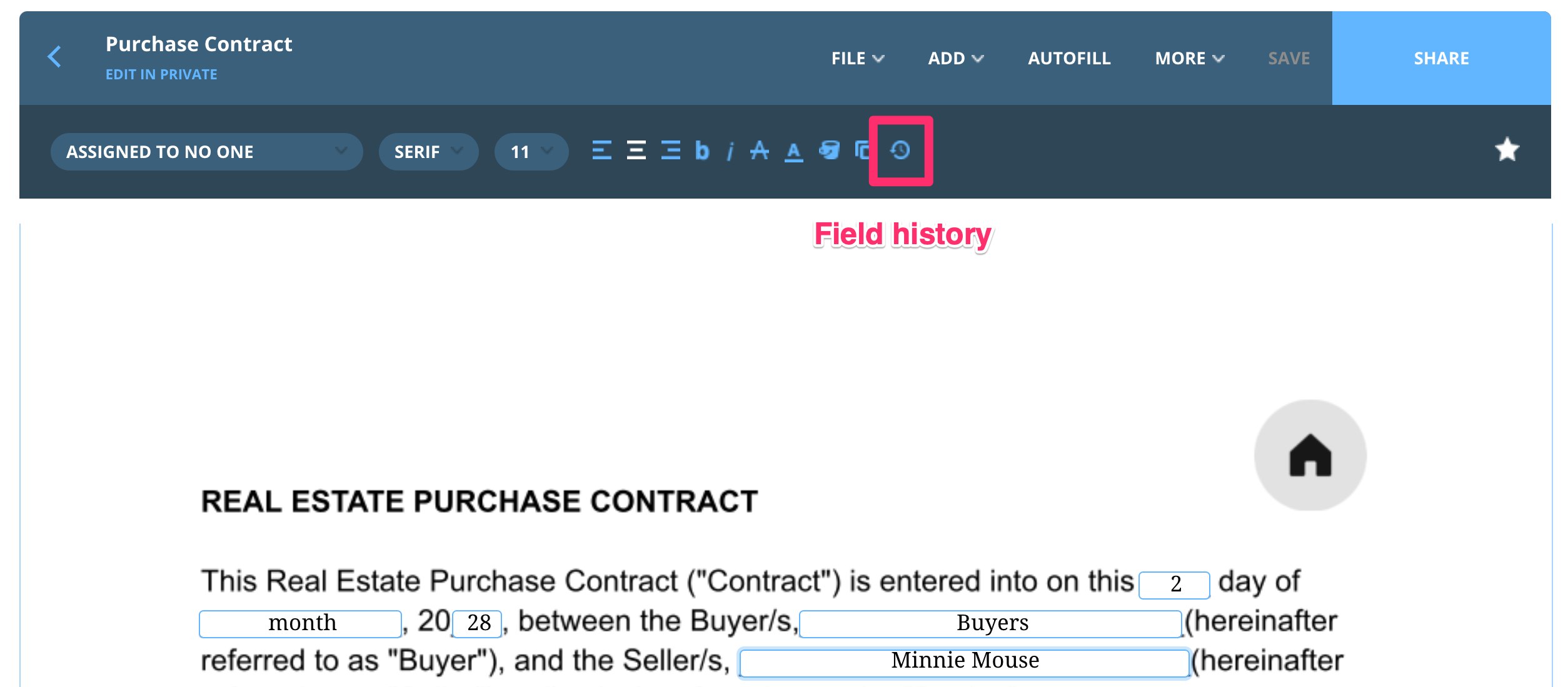 Working With Interactive Documents