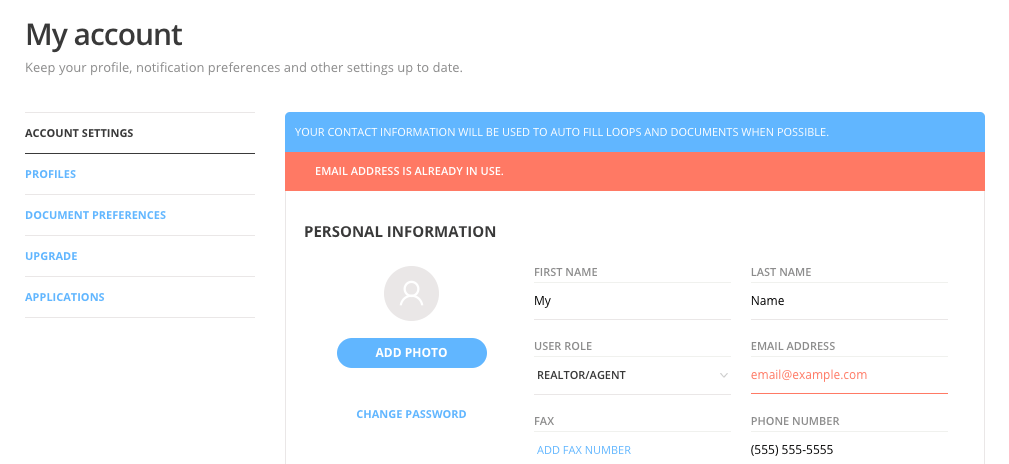 Why Can't I Change My Email Address?