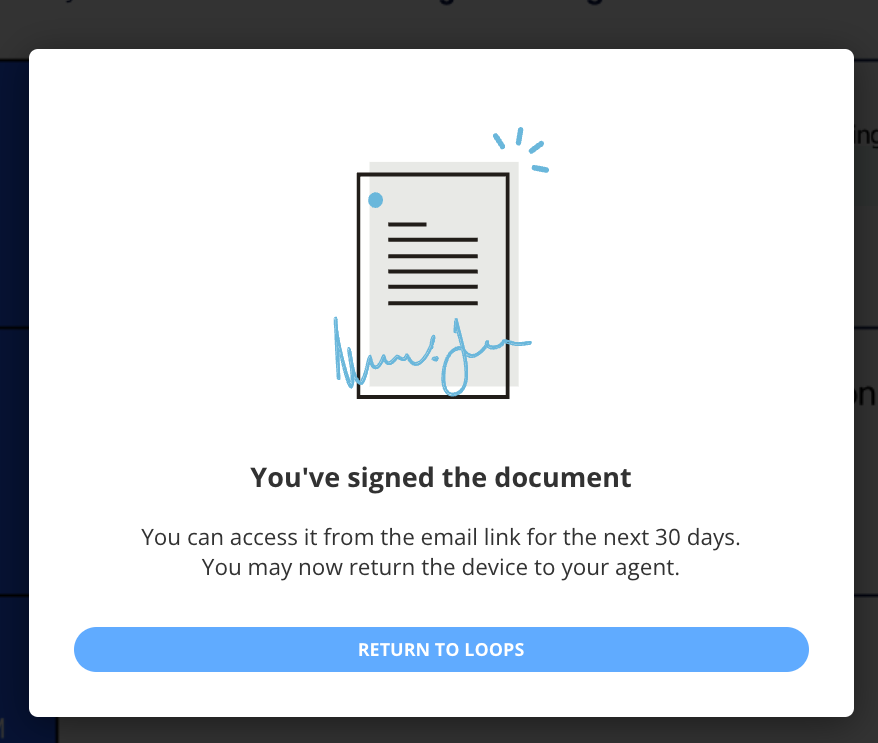 Host In-person Signing