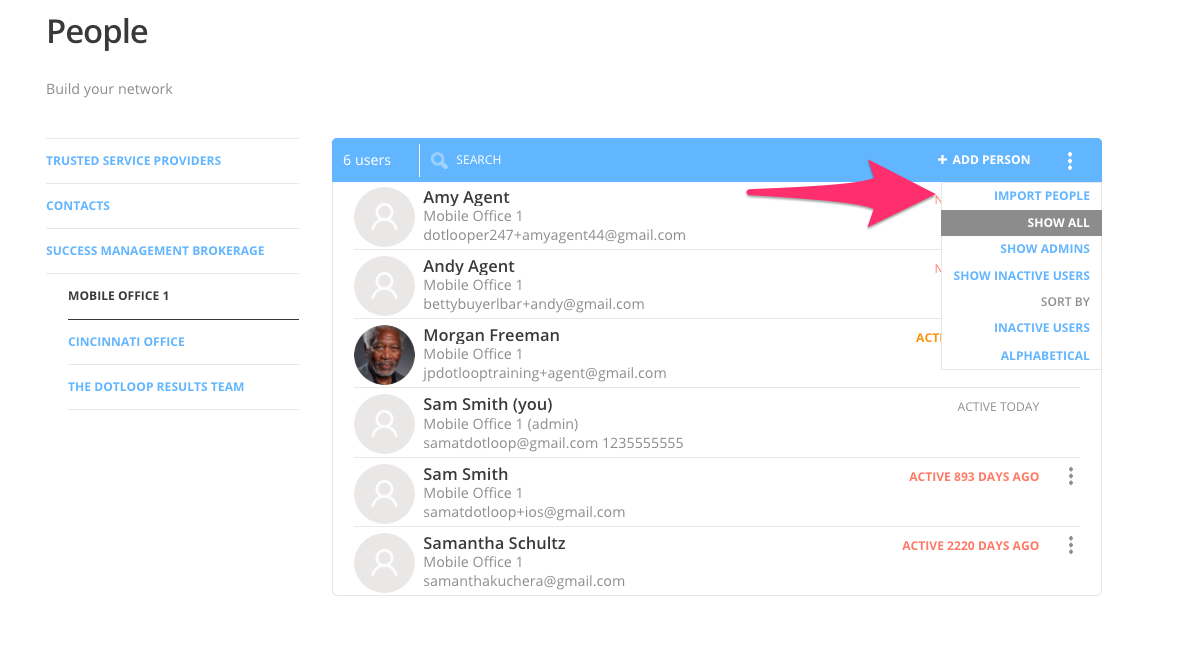 Add agent and remove agent