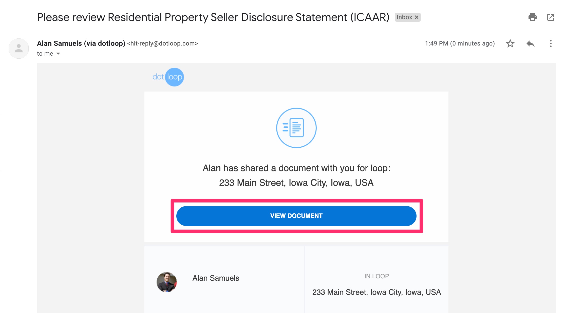 Managing Loop Invitations