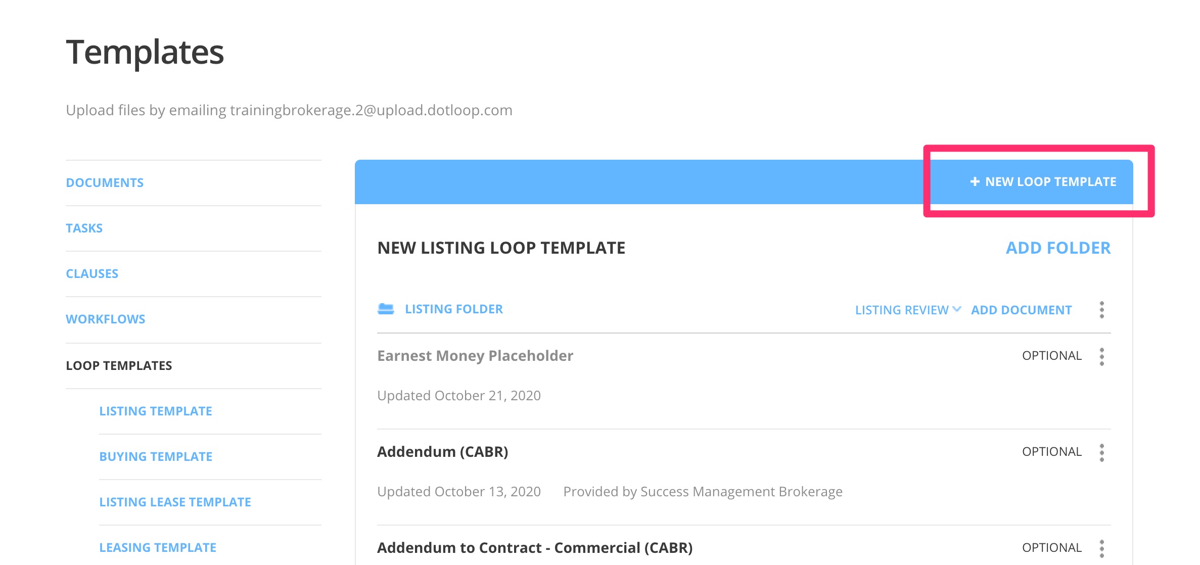 Loop Templates