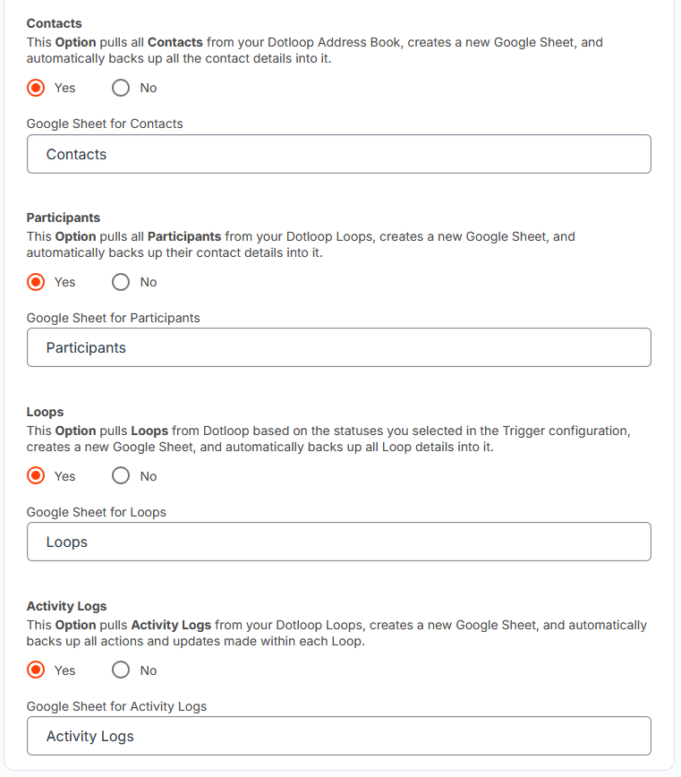 Google Drive Backup via API Nation